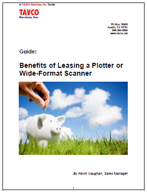 Estimate Your Plotter Lease Payment | Lease a Plotter